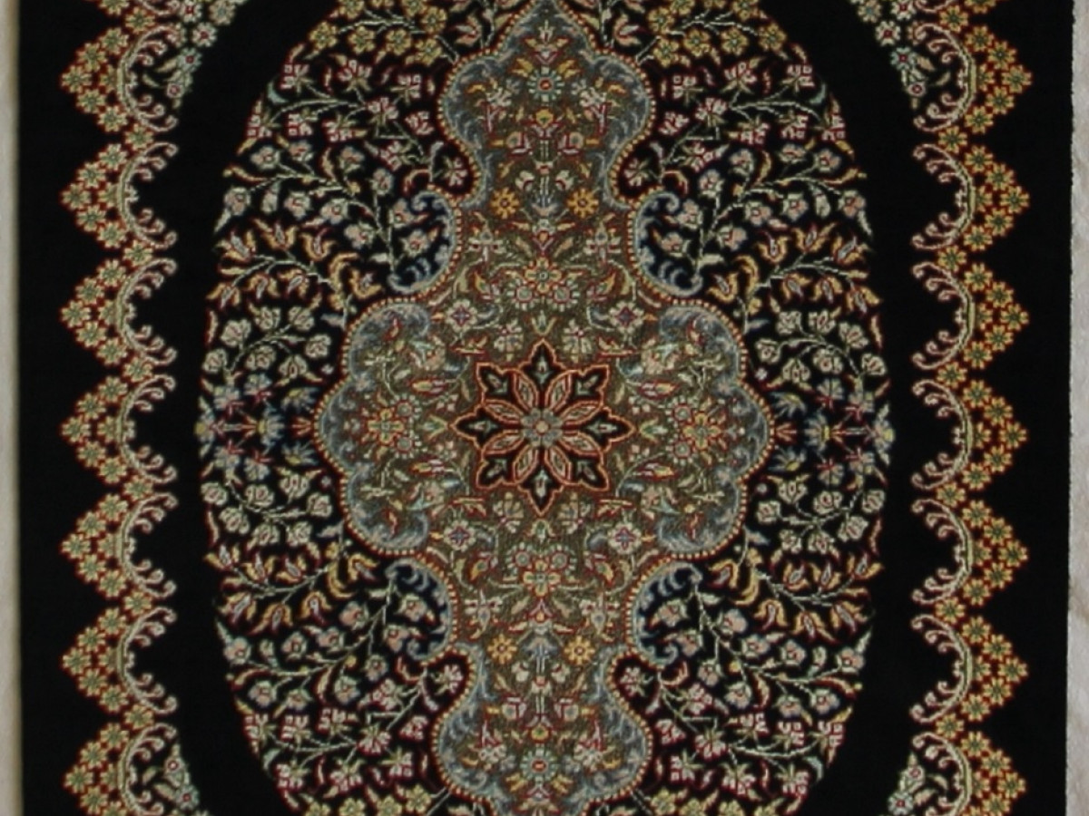 Qom Persian Silk Rug - PRQ1010 - Persis Crafts