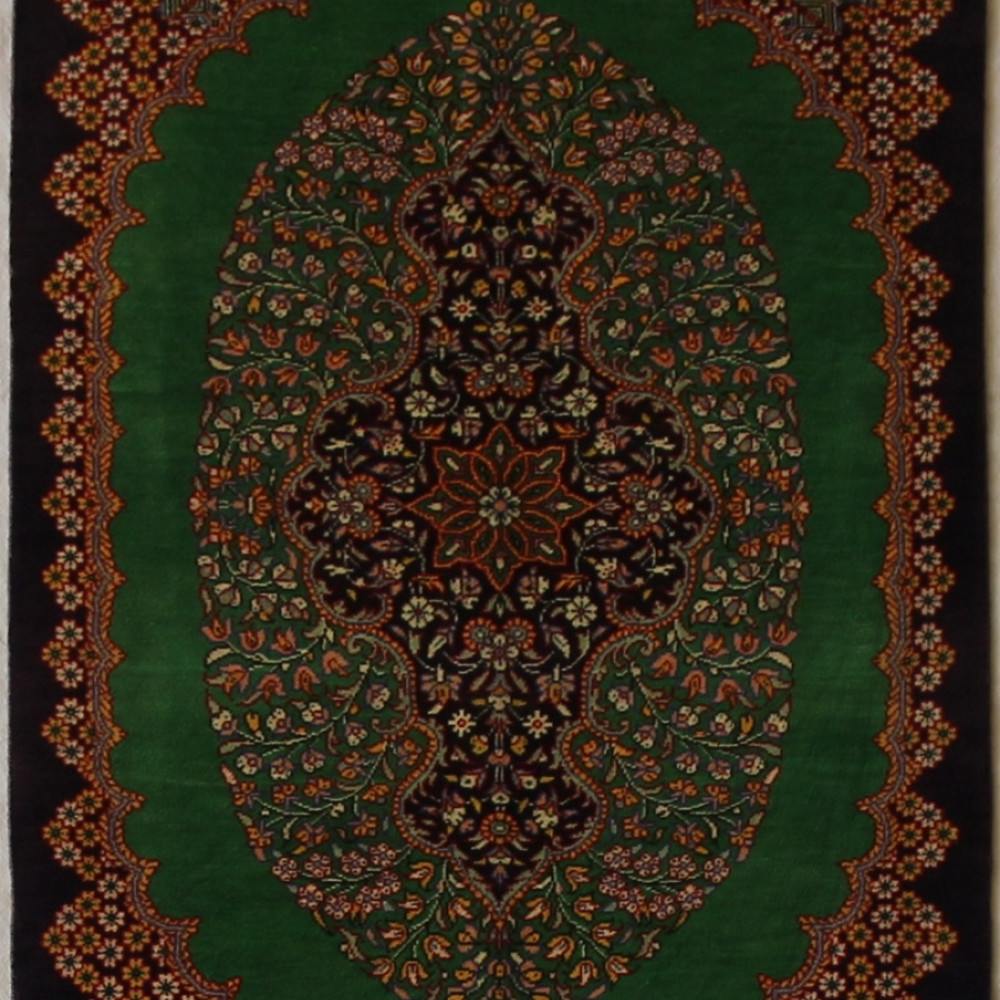 Qom Persian Silk Rug - PRQ1011 - Persis Crafts