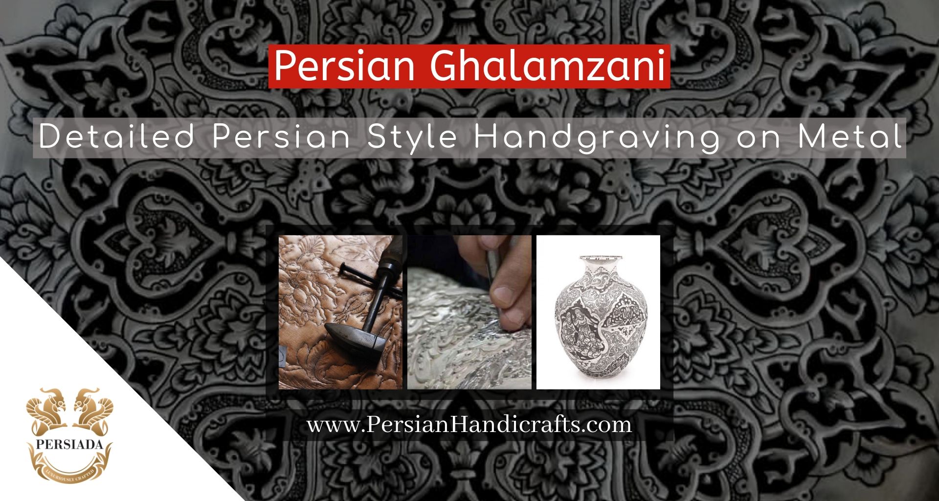 Ghalamzani Engraving with Hammer & Chisel - Persiada